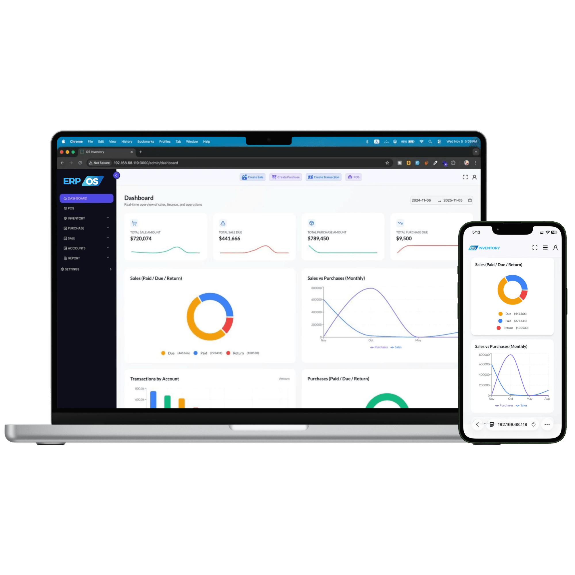 ERP OSERP OS – All-in-One ERP Software